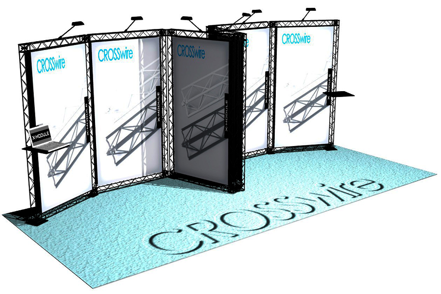 CROSSwire Pre-Made Package 10’x20′ Kit4 | Crosswire Exhibits